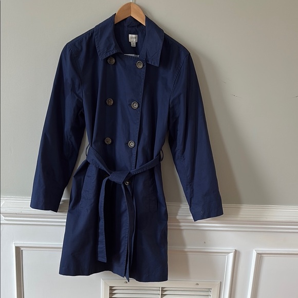 J. Crew Factory | Jackets & Coats | J Crew Factory Navy Doublebreasted ...